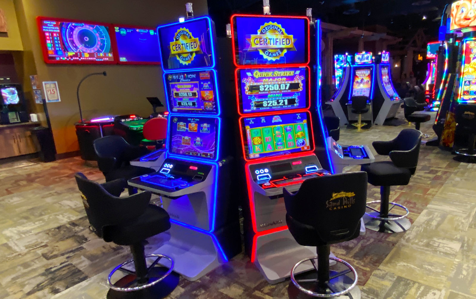 New Slot Machines - Sand Hills Casino
